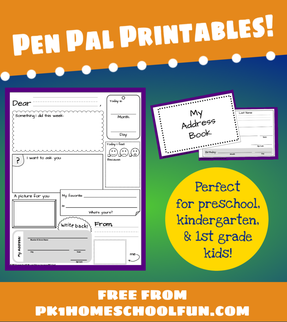 Free Christmas Pen Pal Printable - PK1Kids