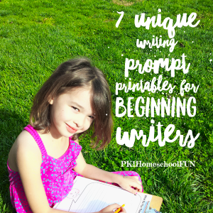 7 Unique Writing Prompt Printables For Beginning Writers - PK1Kids