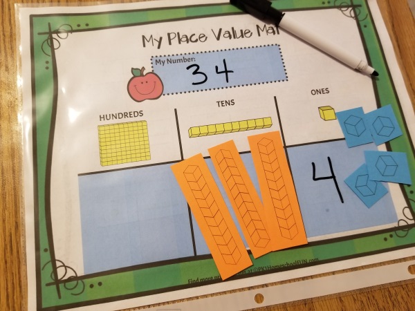 My Place Value Mat - PK1Kids