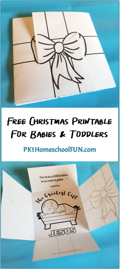Free Christmas Printable For Babies & Toddlers - PK1Kids