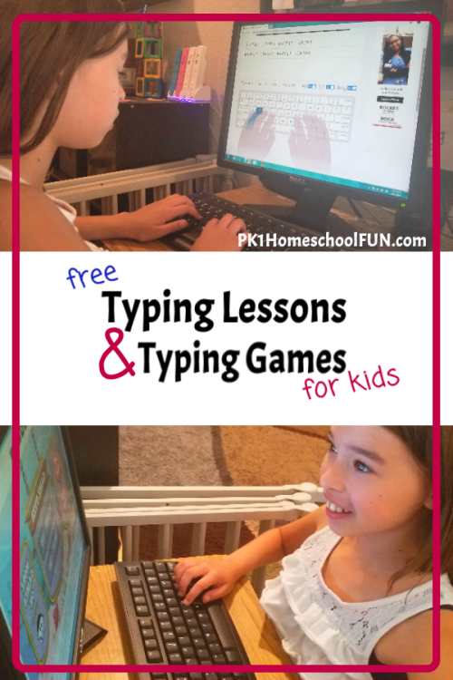 Free Typing Lessons & Games For Kids - PK1Kids