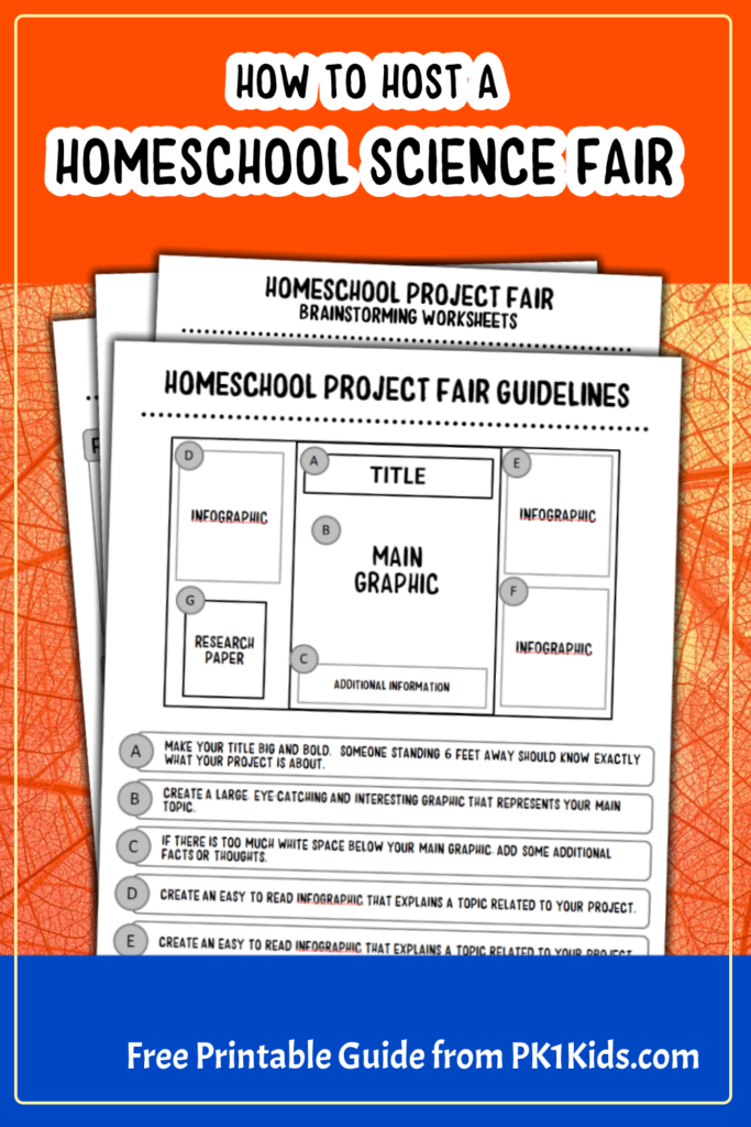 Free Homeschool Science & Project Fair Printable Guide - PK1Kids