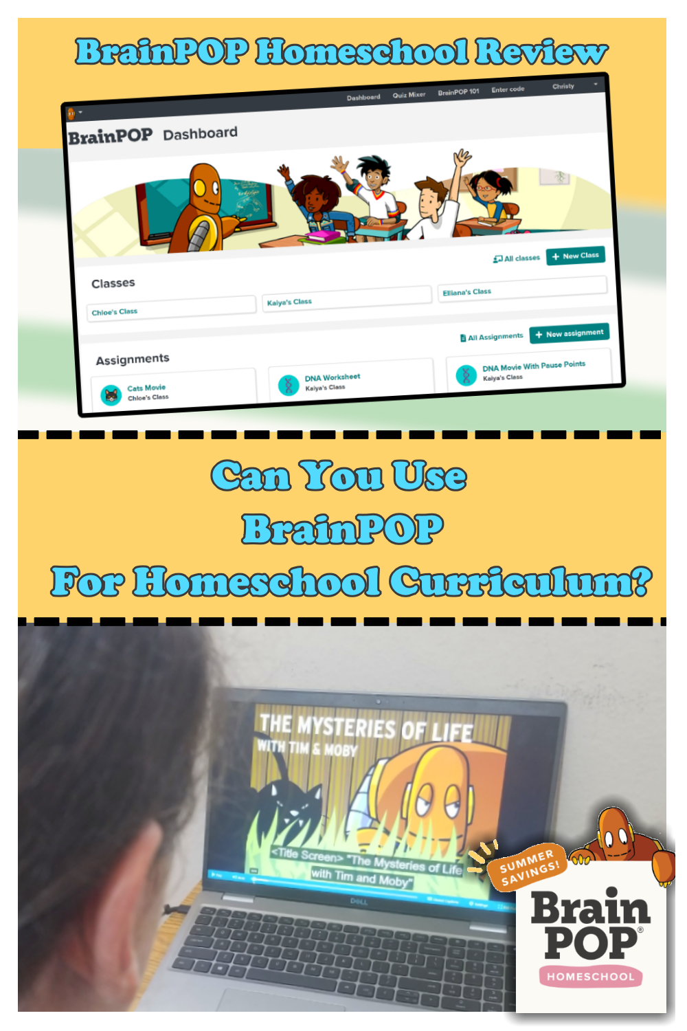 Homeschooling Online With BrainPOP - PK1Kids