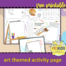 Summer Fun Activity Pages - Time for Art! - PK1Kids