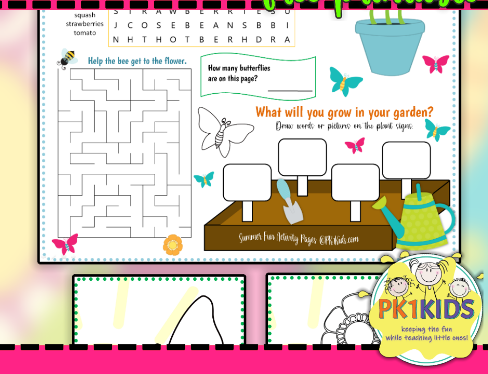 Printable Color Coding Keyboard Chart For Kids - PK1Kids